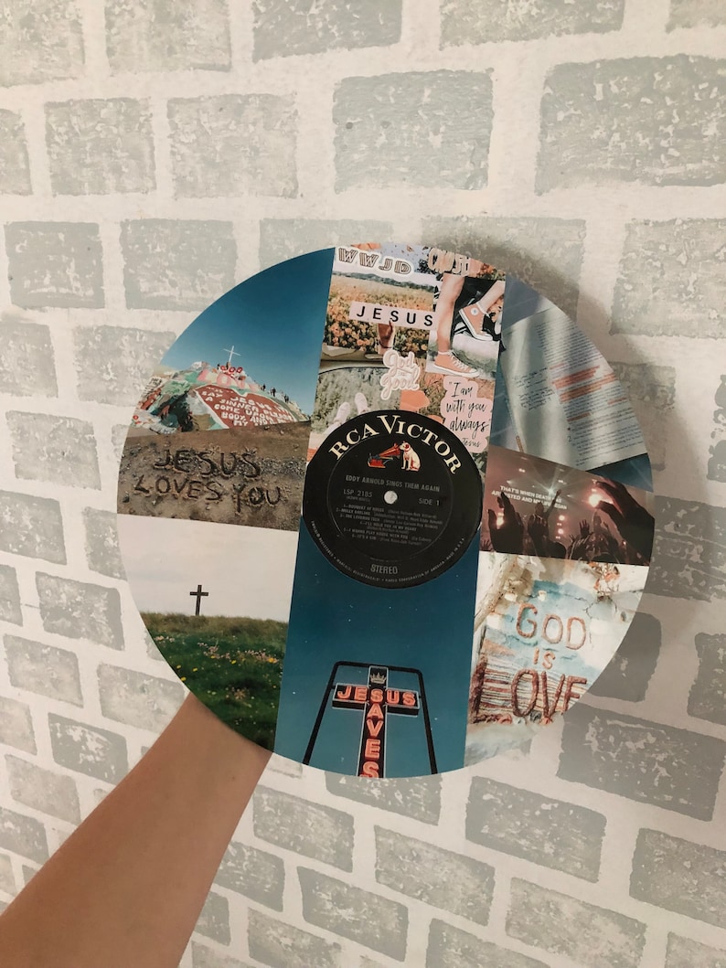 Christian Jesus Bible Decor/ Custom Vinyl Records/ Personalized Wall ...