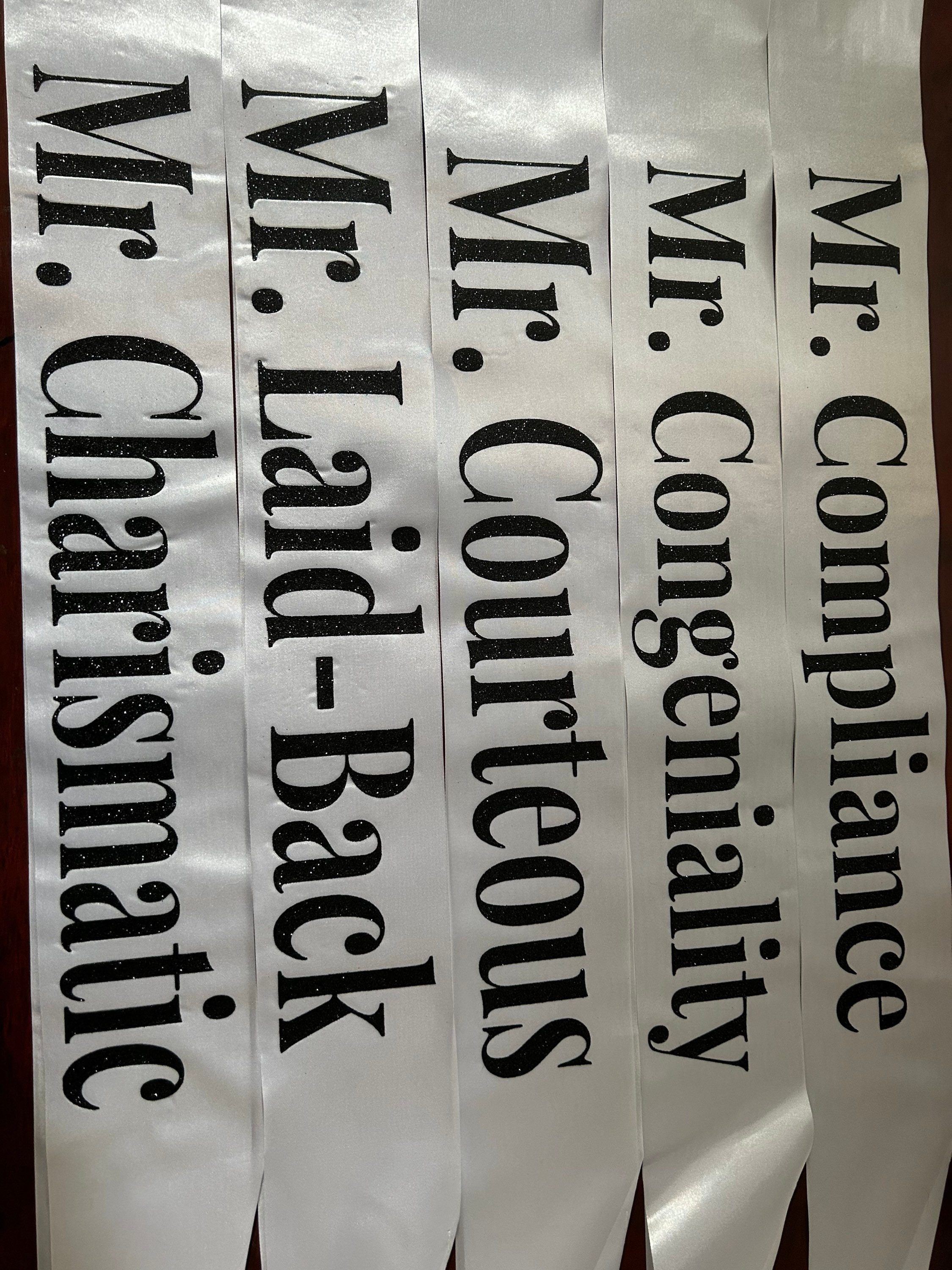 Custom Pageant Sashes, Satin Sashes, Pageant Sashes, Custom Sashes ...