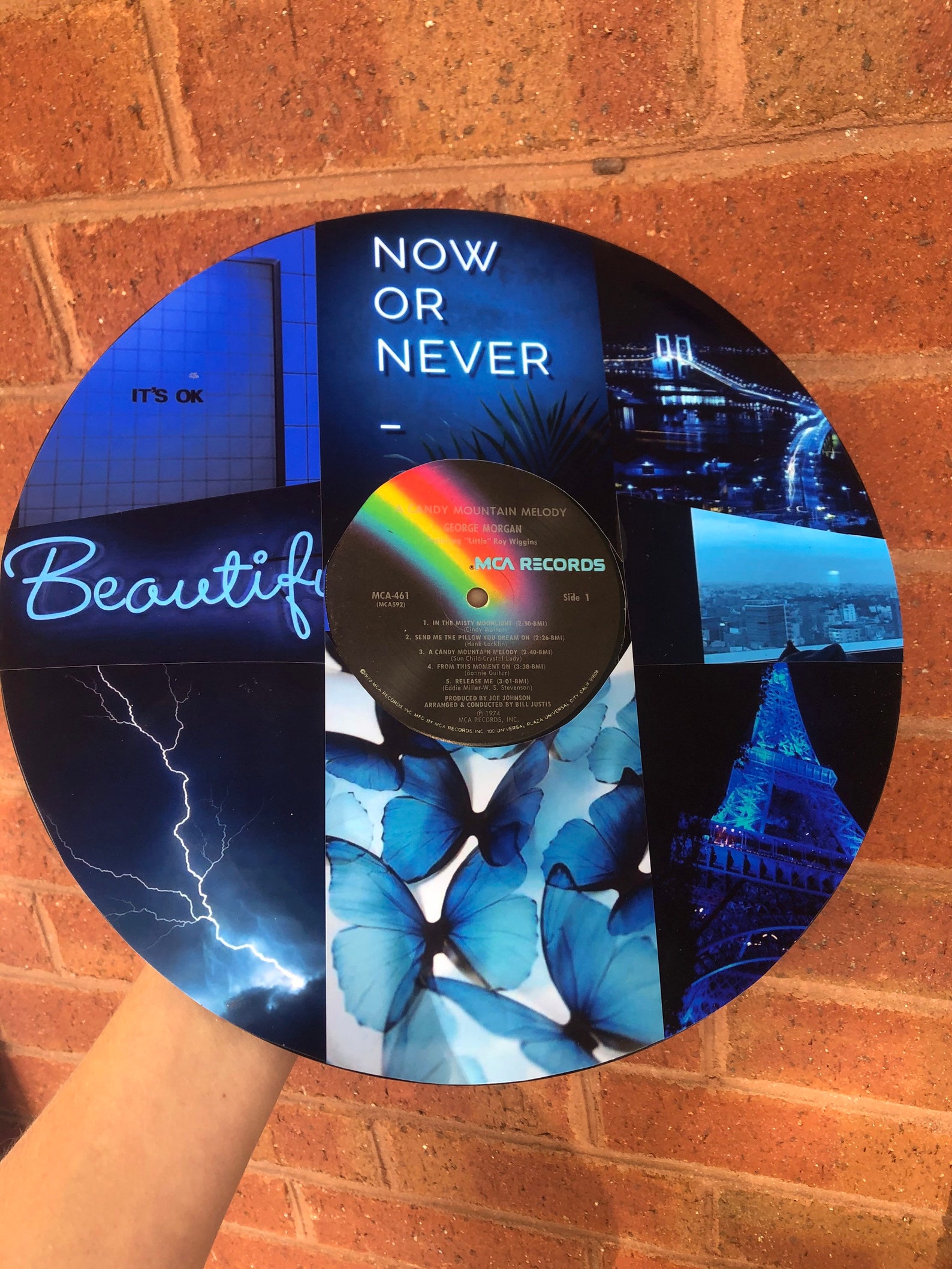 Vinyl Collage Records/ Personalized Family Wall Decor/ Vinyl | Etsy