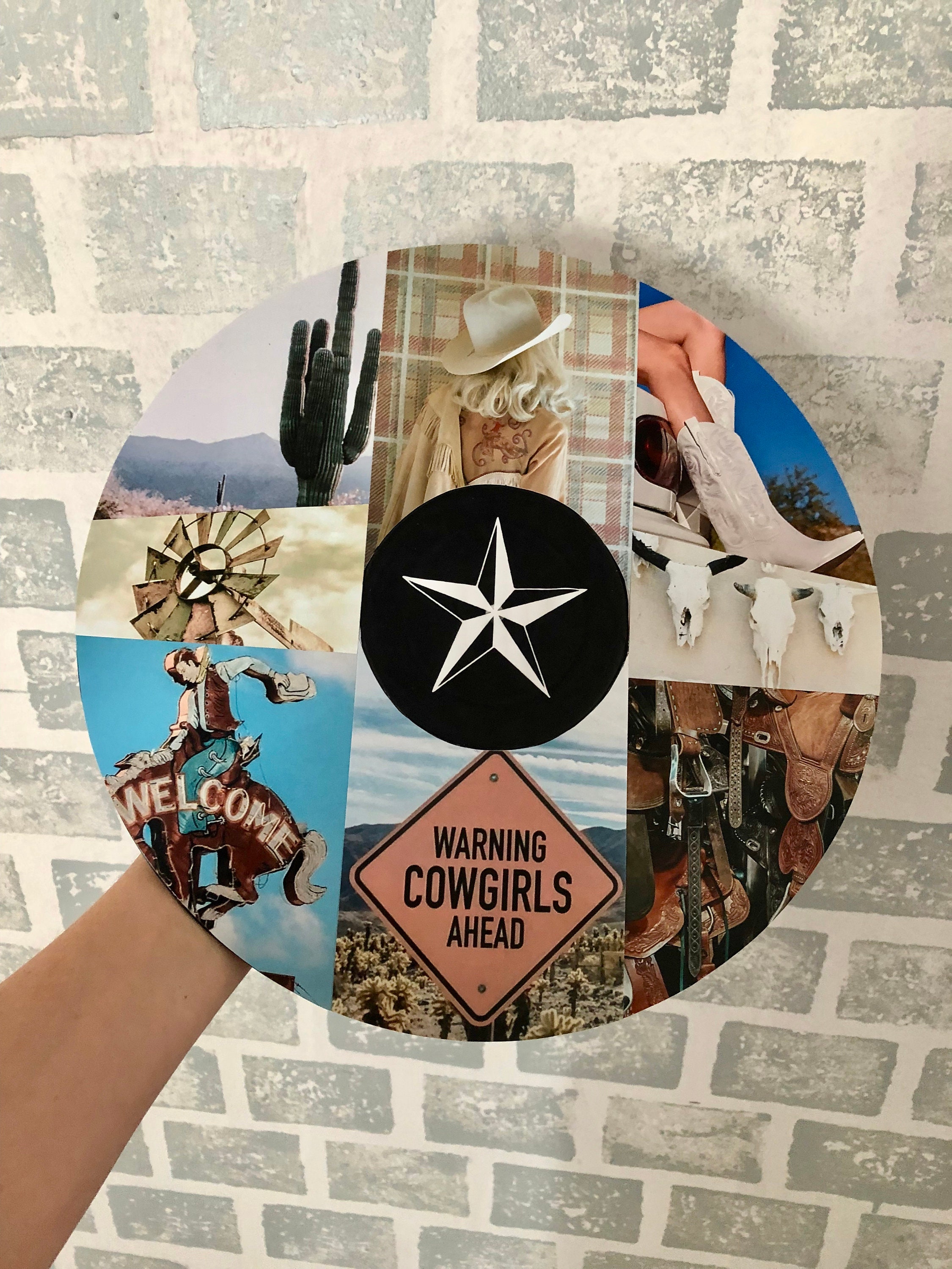 Western Cowgirl Rodeo Decor/ Custom Vinyl Records/ Personalized Family ...