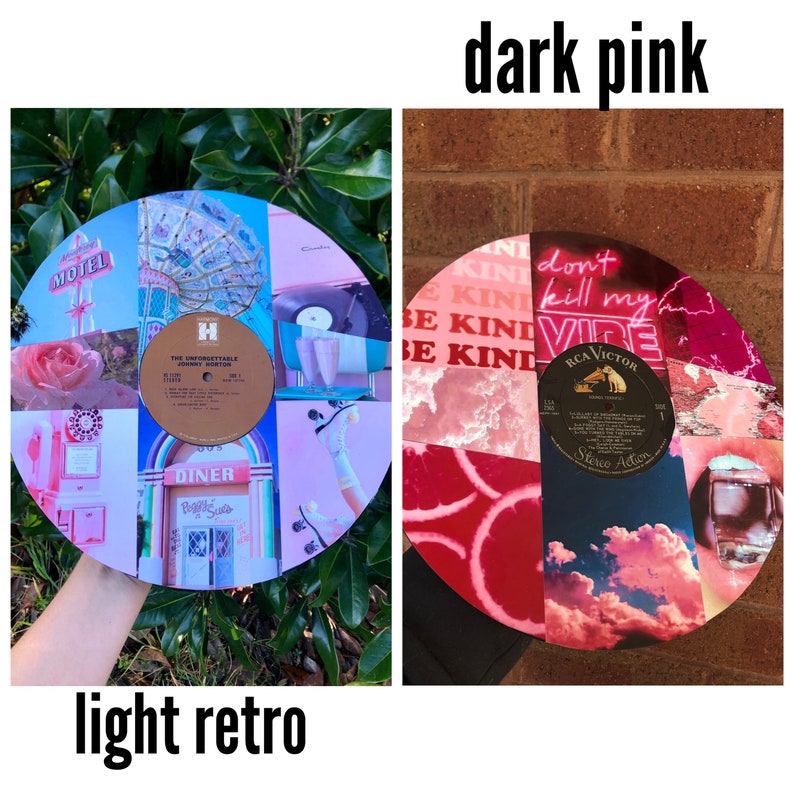 Vinyl Collage Records/ Personalized Family Wall Decor/ Vinyl | Etsy