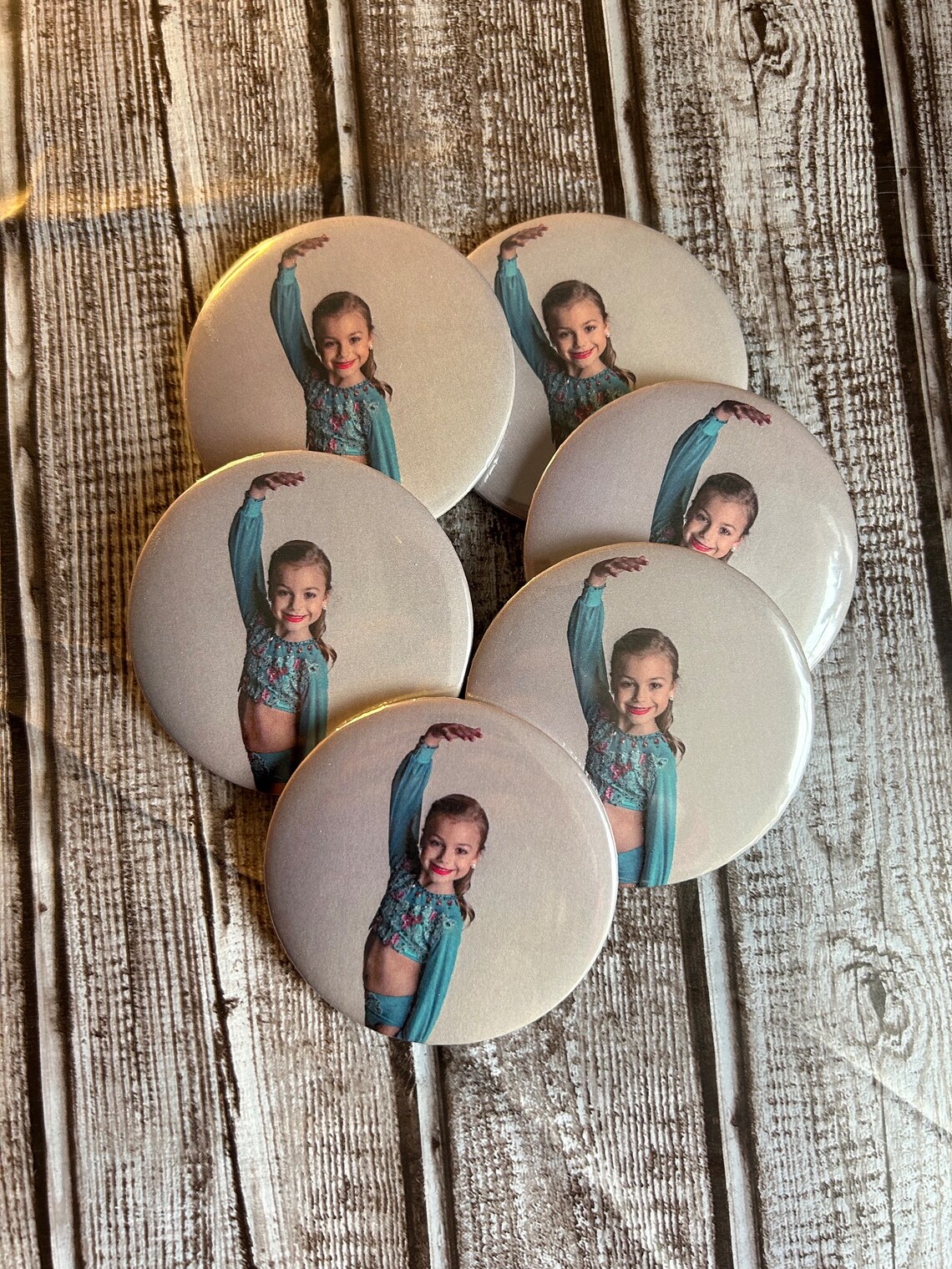 Custom Photo Buttons, Pageant Button, Headshot Button, Dance, Cheer ...