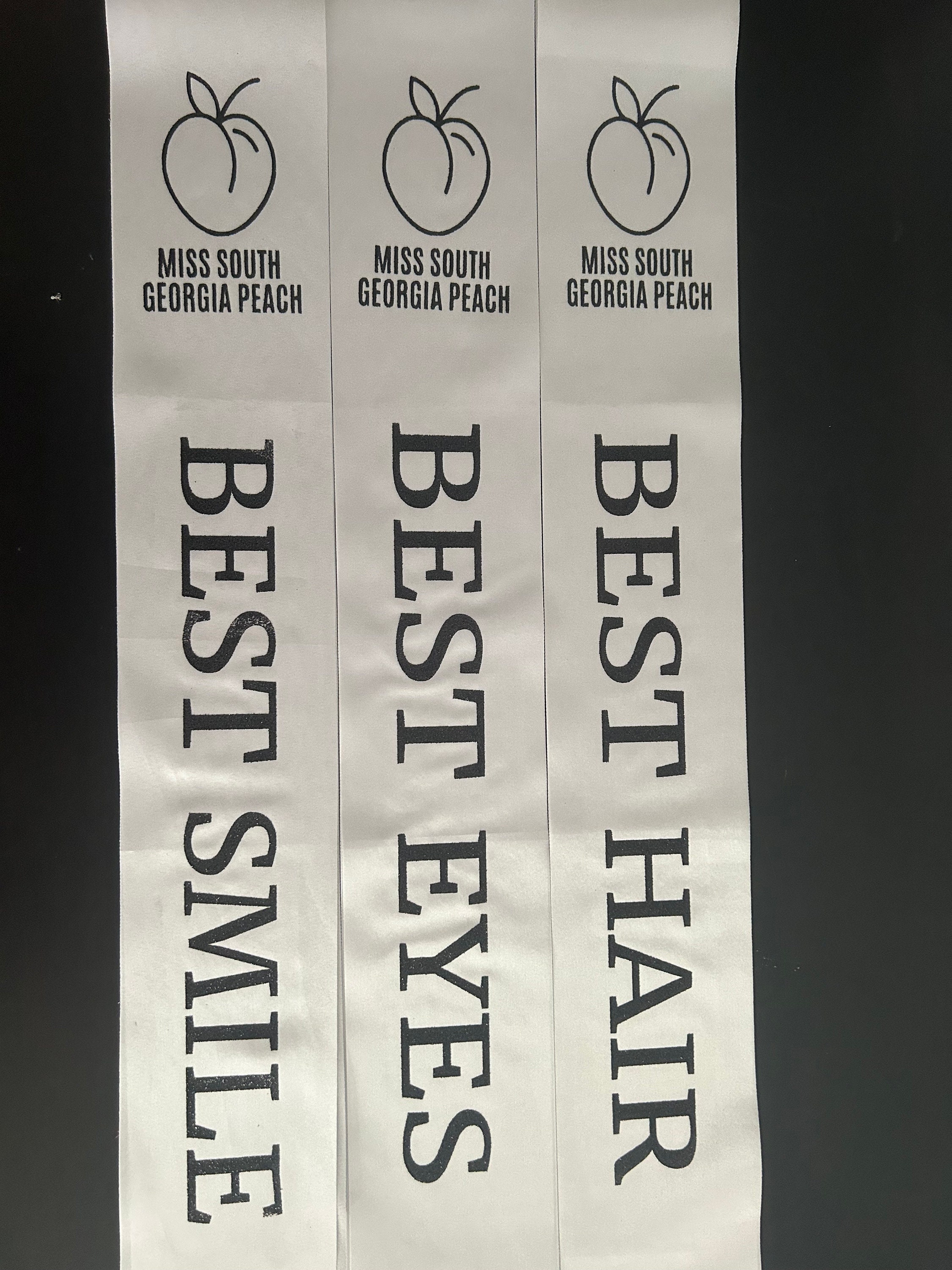 Custom Pageant Sashes, Satin Sashes, Pageant Sashes, Custom Sashes ...
