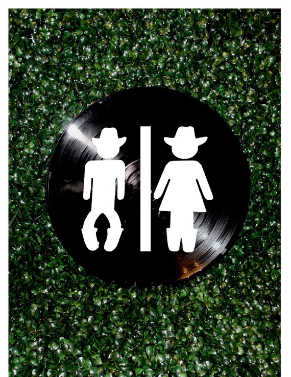 Western Bathroom Sign/rodeo Decor/ Personalized Wall Decor/ - Etsy