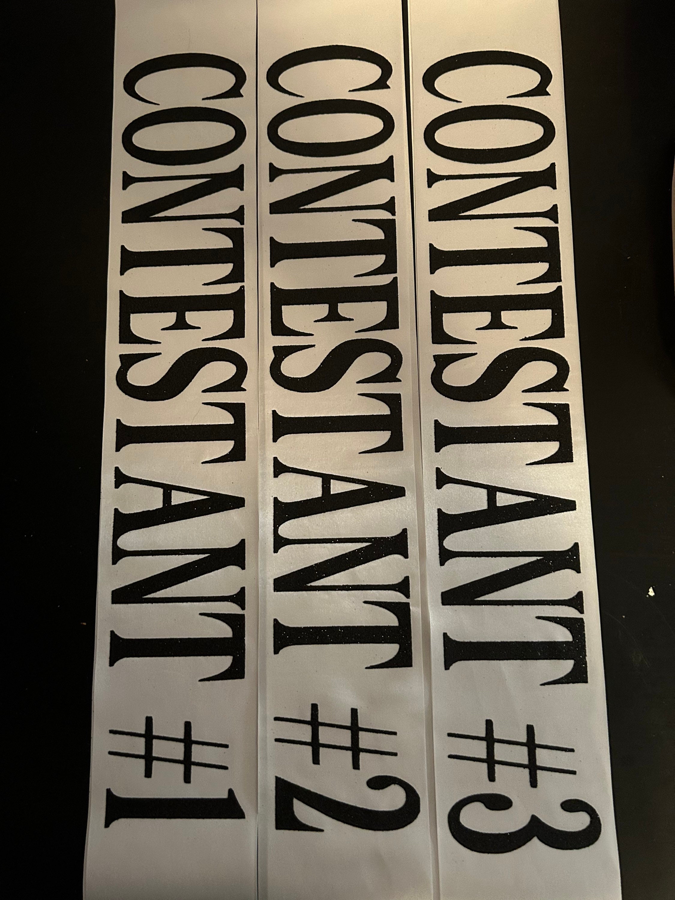 Custom Pageant Sashes, Satin Sashes, Pageant Sashes, Custom Sashes ...