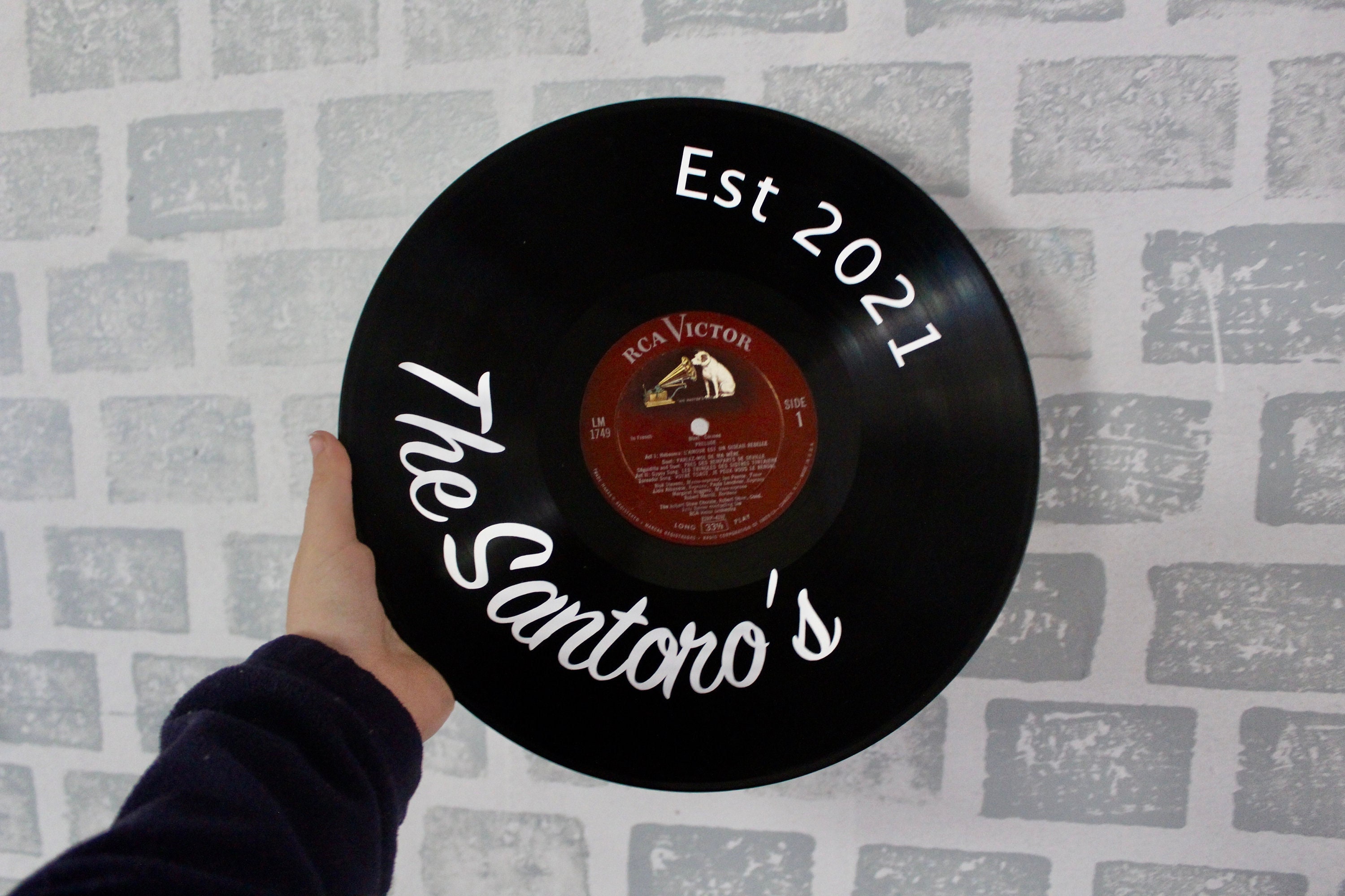 Custom Vinyl Records/ Personalized Family Wall Decor/ Vinyl | Etsy