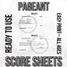 Pageant Score Sheet, Ready to Print Score Sheet, All Age Beauty Score ...