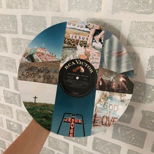 Christian Jesus Bible Decor/ Custom Vinyl Records/ Personalized Wall ...