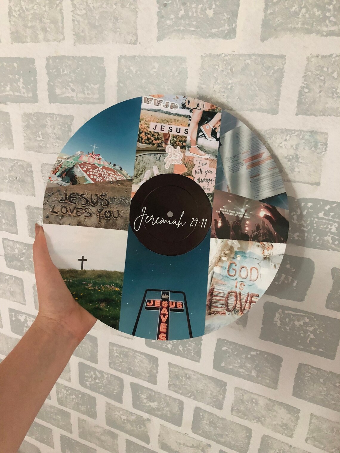 Christian Jesus Bible Decor/ Custom Vinyl Records/ Personalized Wall ...