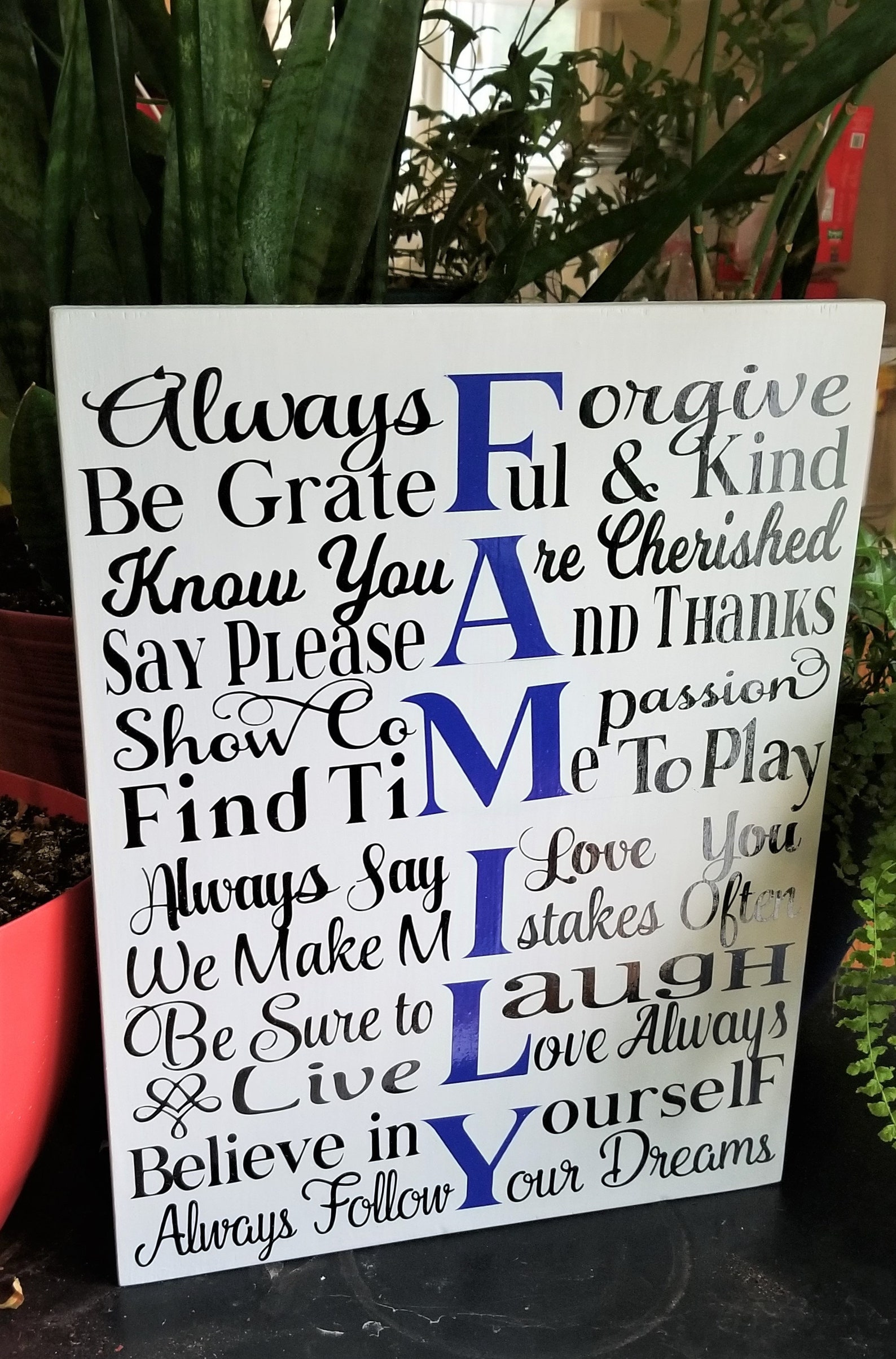 The Meaning Of Family Home Decor House Warming Etsy the-meaning-of-family-home-decor-house-warming-etsy