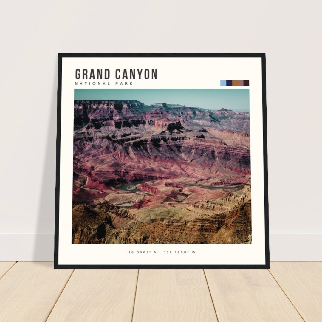 Grand Canyon Print Grand Canyon Poster Grand Canyon Wall - Etsy