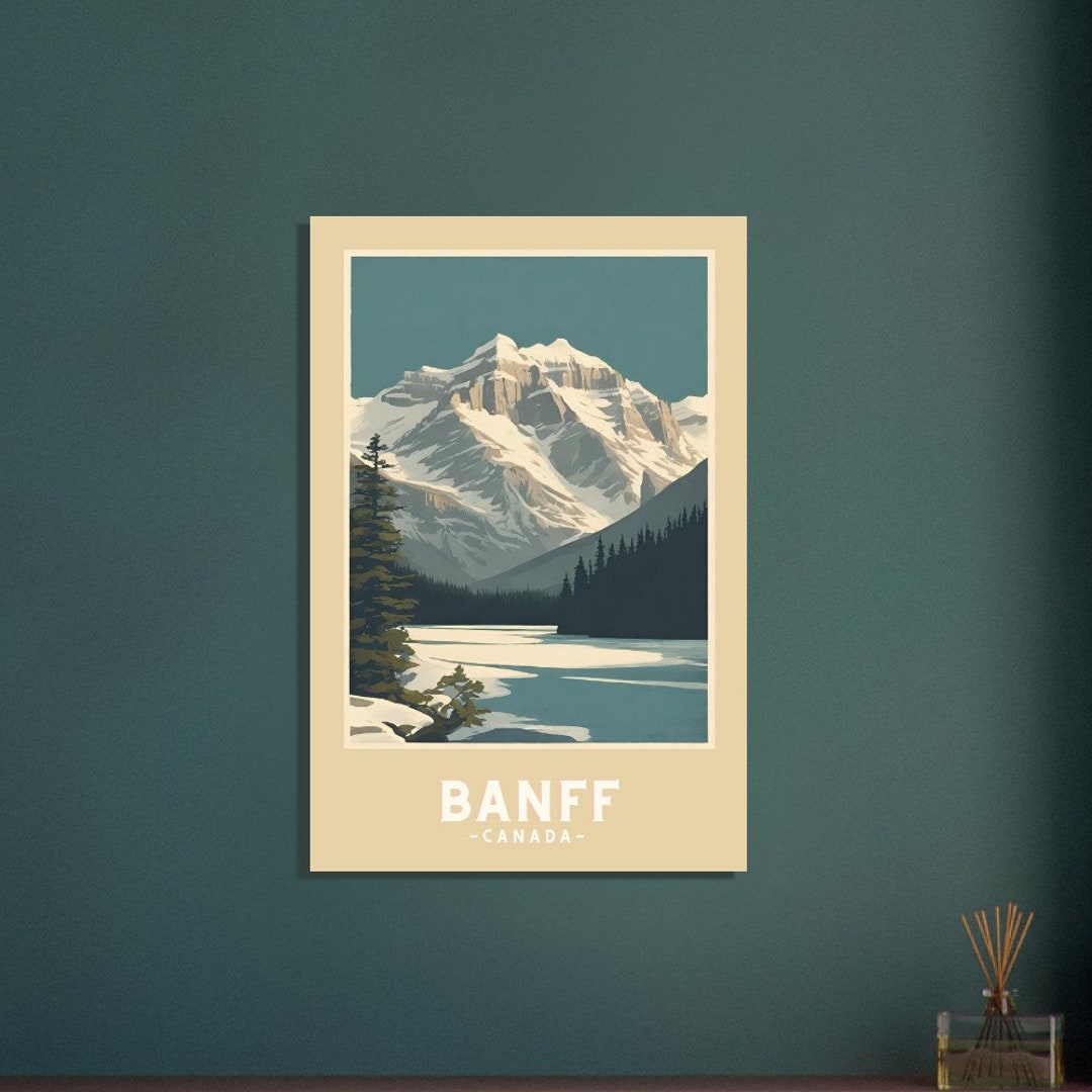 Banff Banff Art Banff Poster Banff Canvas Banff Prints - Etsy