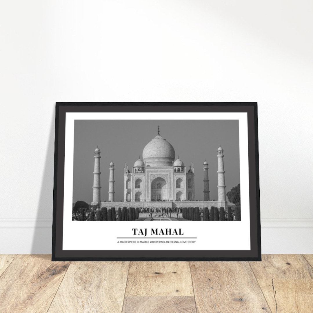 Taj Mahal Print Taj Mahal Poster Taj Mahal Wall Art India - Etsy