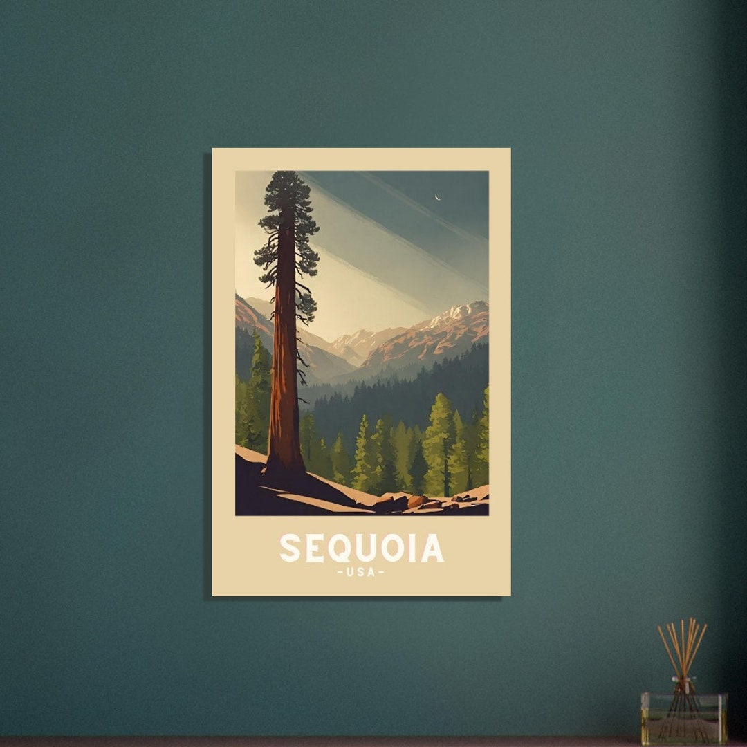 Sequoia Art, Sequoia Poster, Sequoia Canvas, Sequoia Prints, National ...