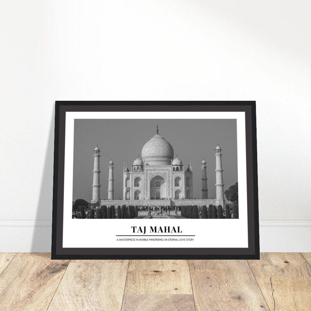 Taj Mahal Print Taj Mahal Poster Taj Mahal Wall Art India - Etsy
