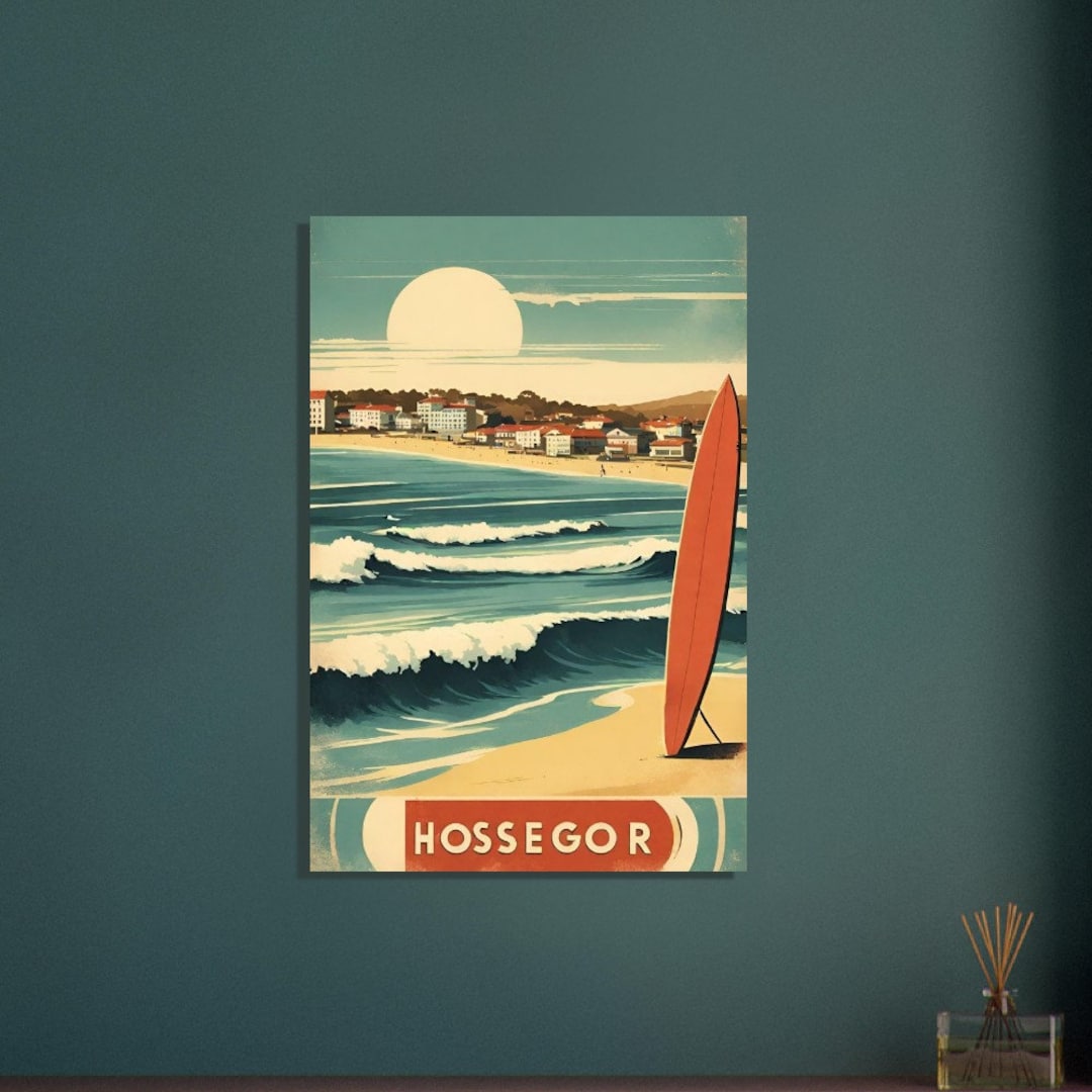 Hossegor, Hossegor Art, Hossegor Poster, Hossegor Canvas, Hossegor ...