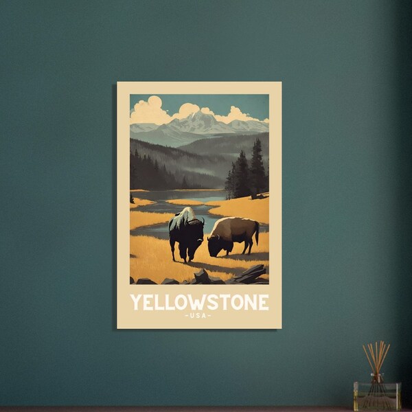 Yellowstone Poster - Etsy