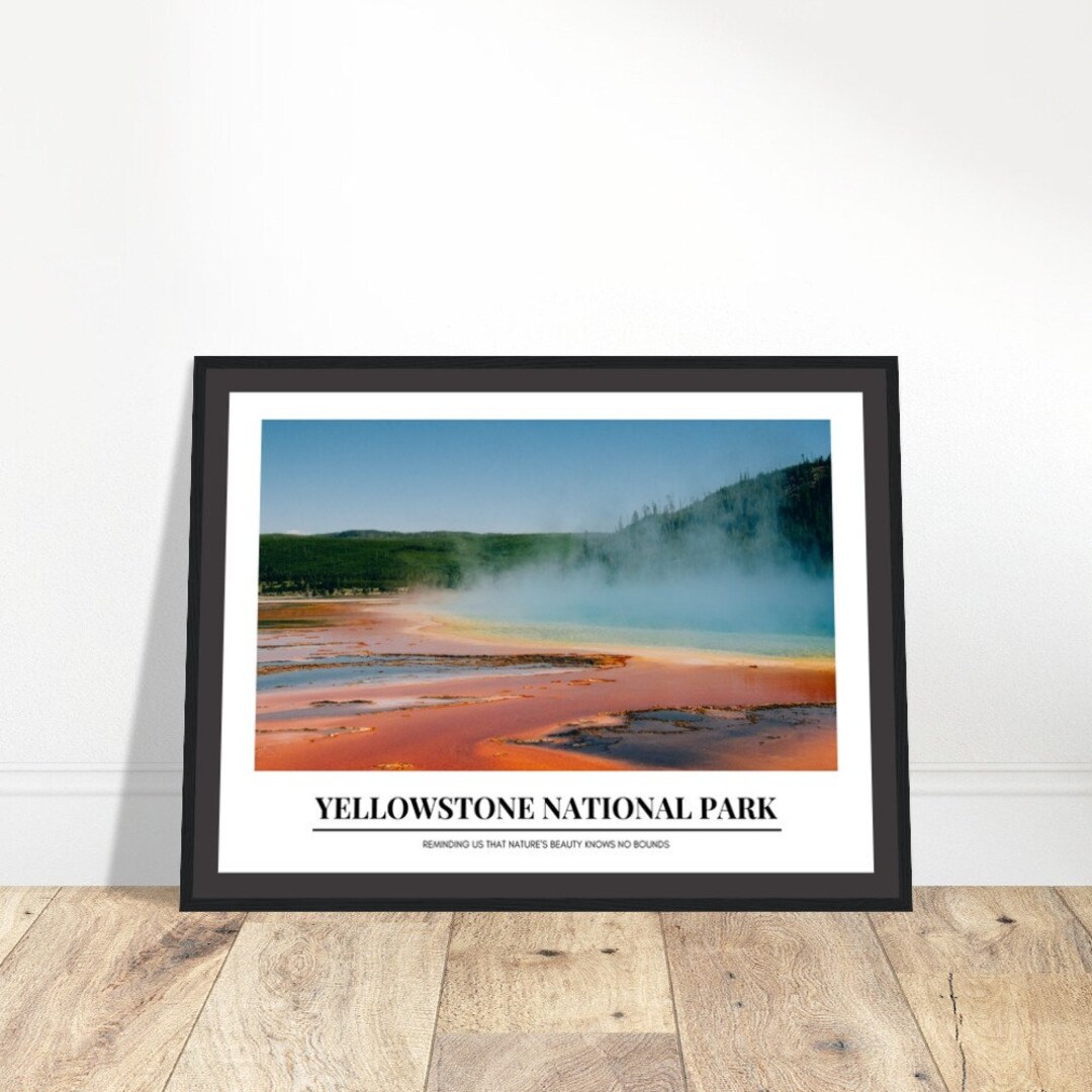 Yellowstone Print Yellowstone Poster Yellowstone Wall Art - Etsy