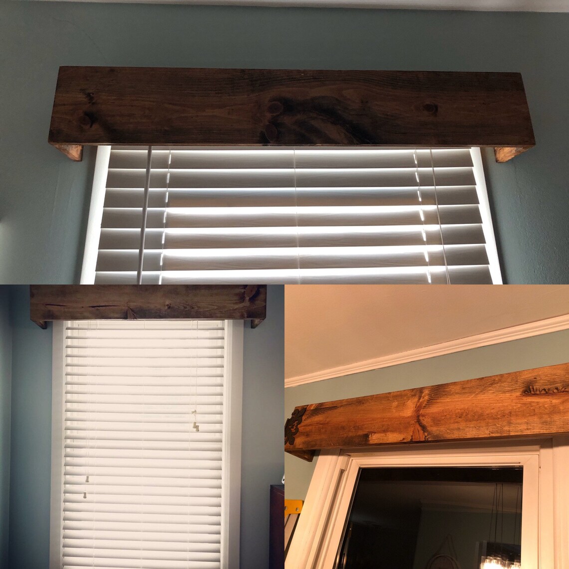Rustic Wooden Valances Perfect Dress up to Any Window. - Etsy