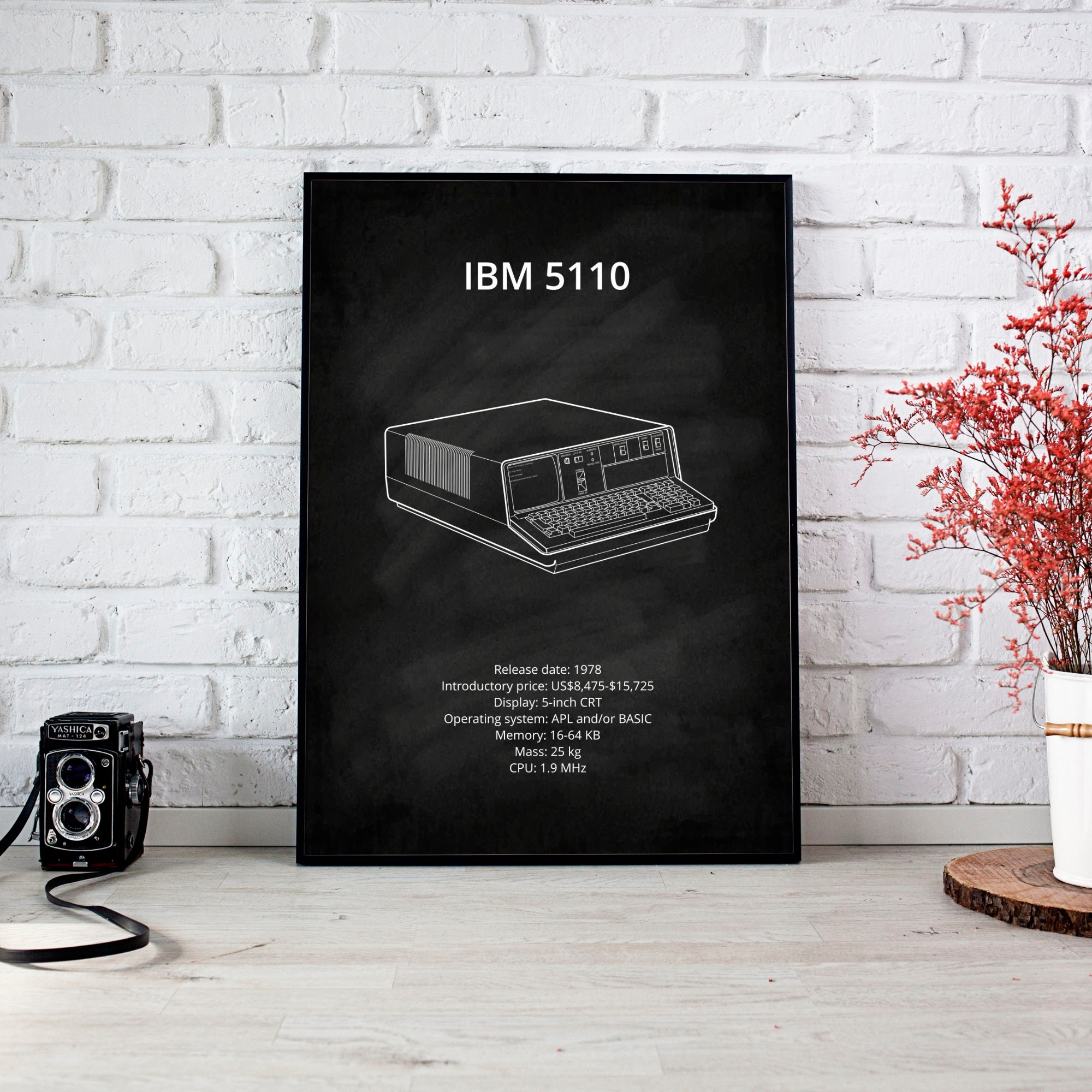 IBM 5110 Old Computer Blueprint Poster - Etsy