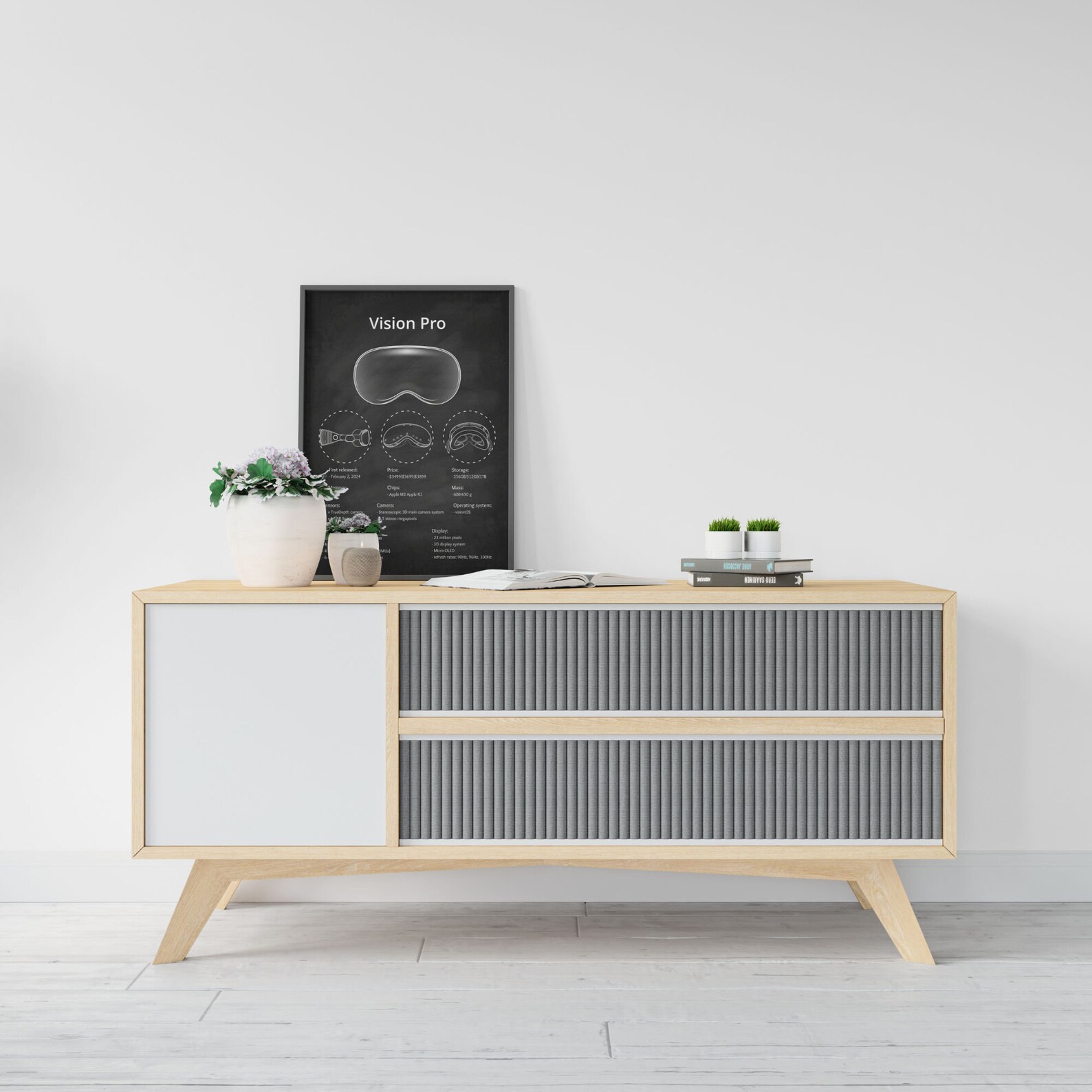 Apple Vision Pro Blueprint Poster Wall Decor - Etsy