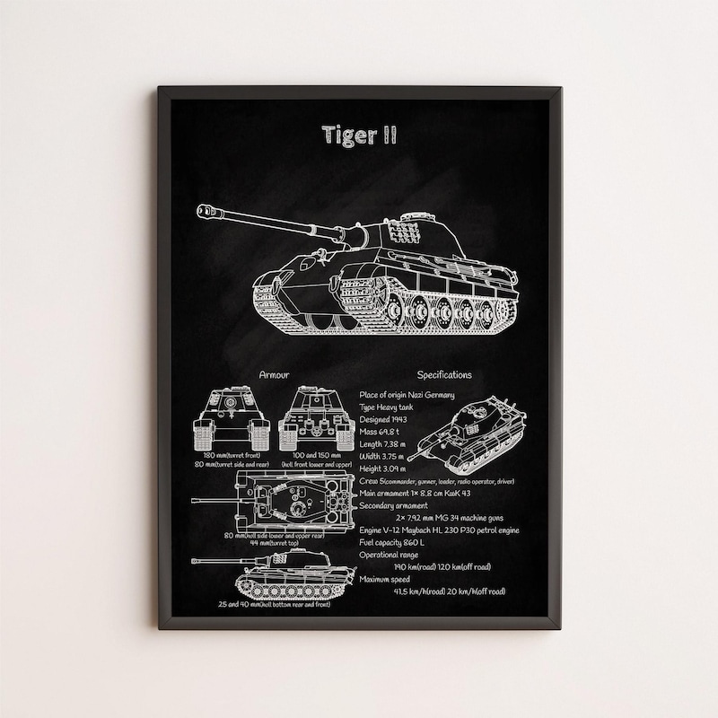 Tiger Tank Ii - Etsy