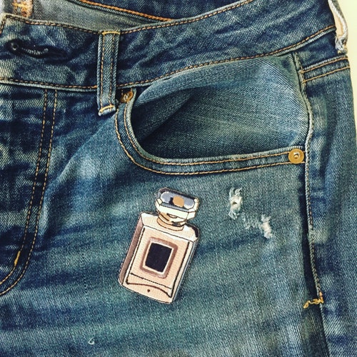 Cosmetic Collection Perfume Bottle Embroidered Iron on - Etsy