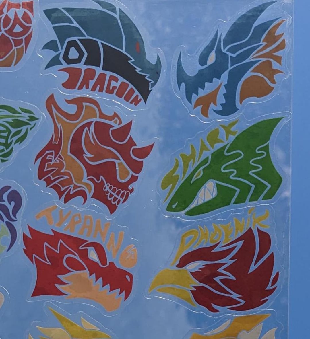 Beyblade X Decals/sticker Set of 6 Dran, Dragoon, Incendio, Shark ...