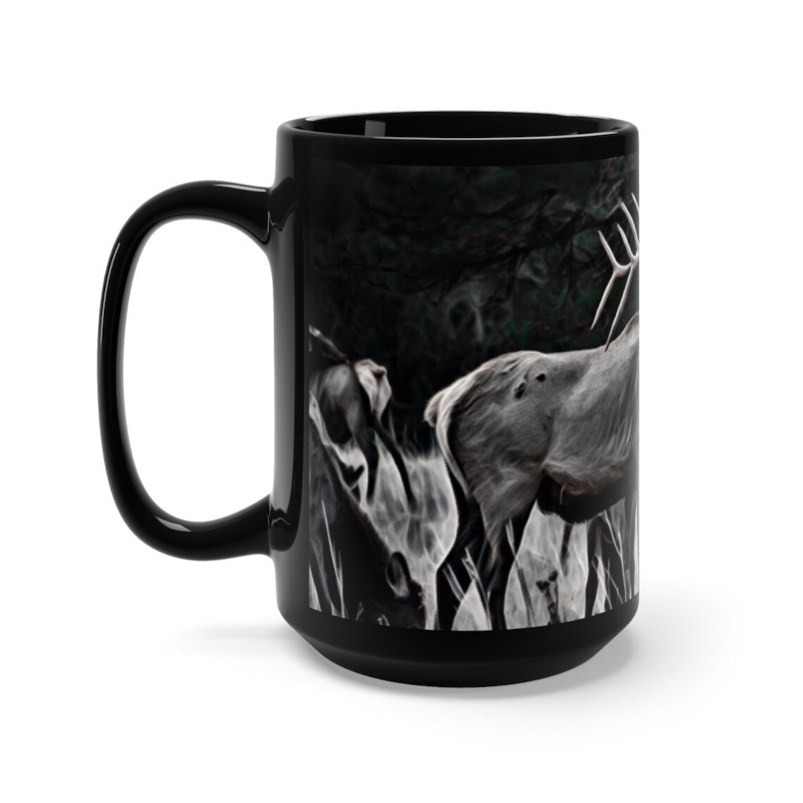 Bugling Bull Elk Coffee Mug 15oz | Etsy