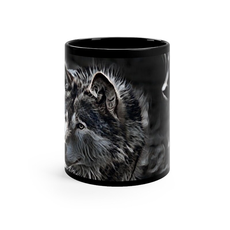 Wolf Coffee Mug - Etsy