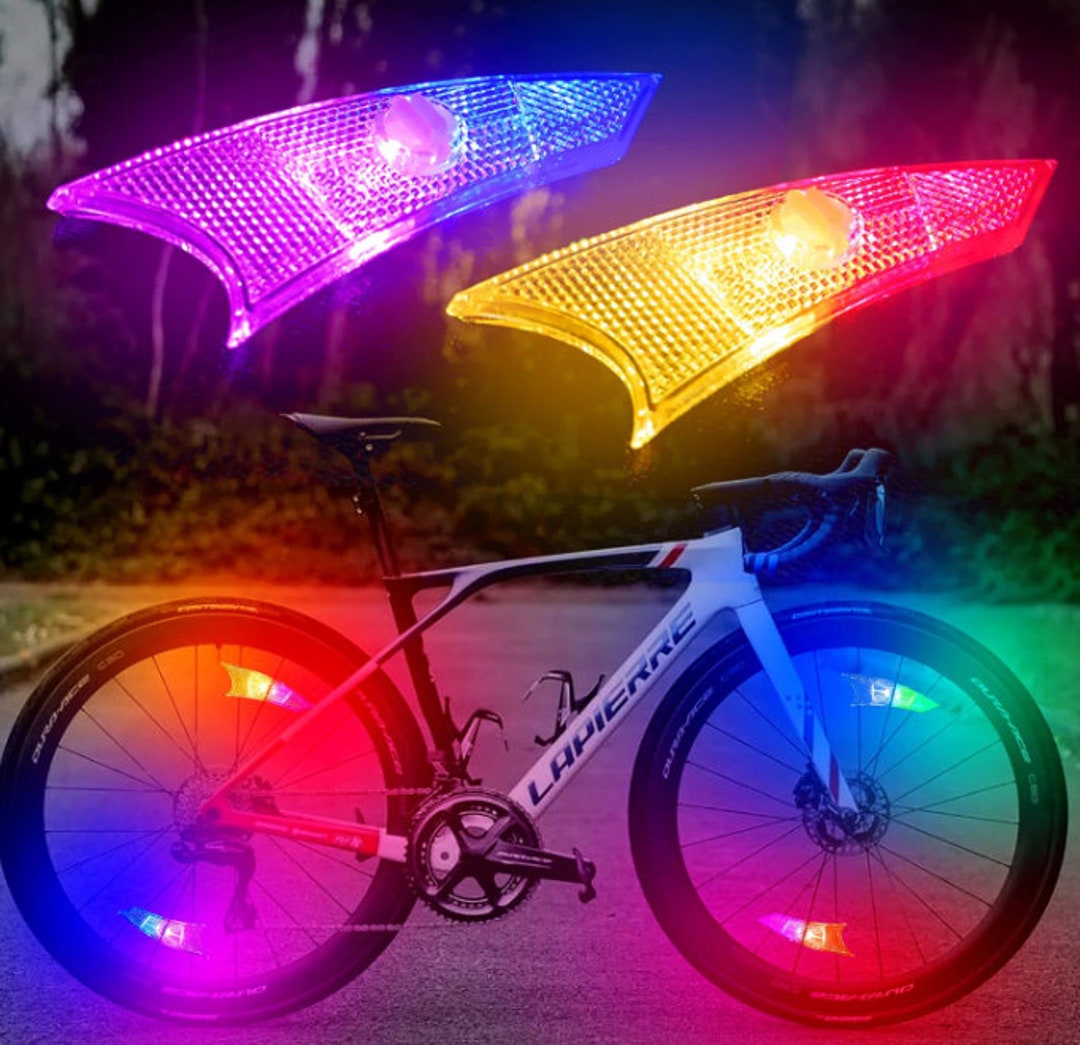 Set of 2 LED Reflector Wheel Lights - Etsy
