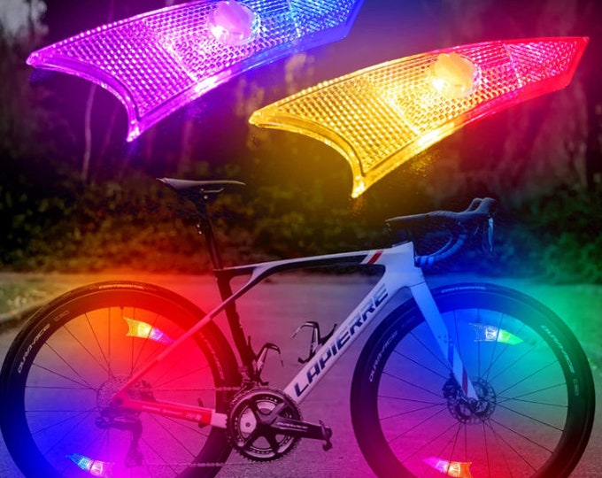 Set of 2 LED Reflector Wheel Lights - Etsy