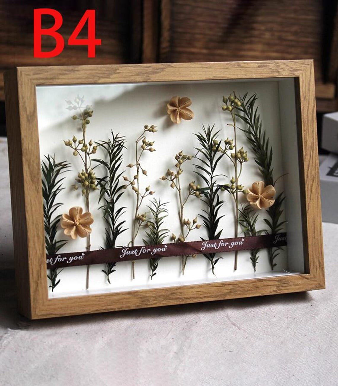 4 Types Dried Rose Frame，dried Flower Frame，home Desktop Ornaments ...