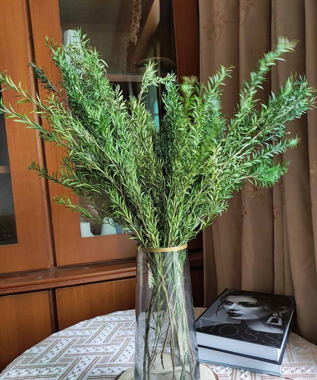 Preserved Melaleuca Leaves Bundle，dried Flowers Arrangement。natural ...