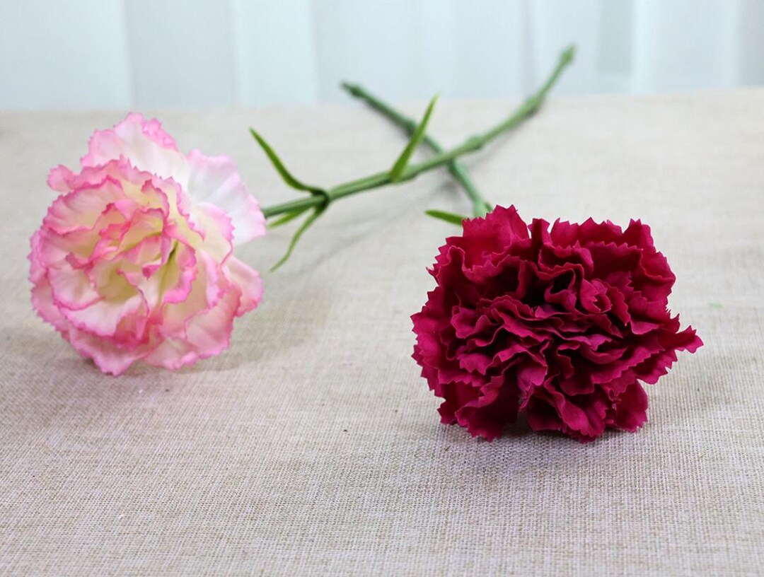 Artificial Carnation Flower, Real Touch Carnations, Fake Carnations ...