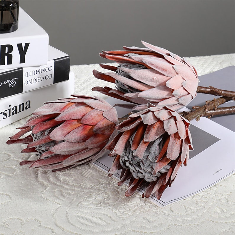 1/2/5 Artificial Protea Stem，high Real Feel Protea Flower，flower ...