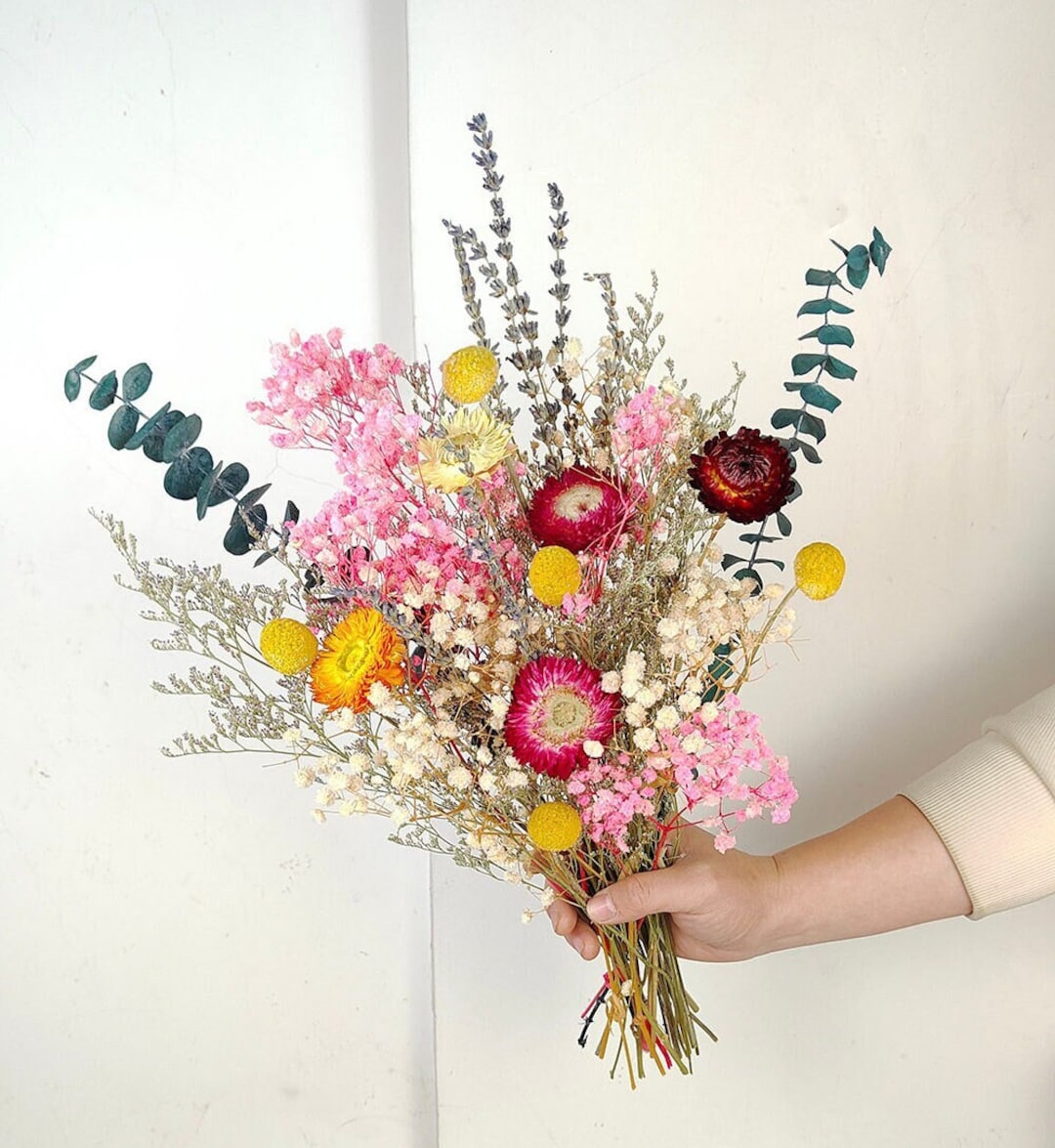 Mixed Flower Bouquet for Vase，dried Flower Arrangemen，natural Flower ...