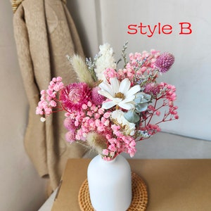 Dried Natural Bouquetdry Flower Bouquet in Vasehandmade Bouquetwith ...