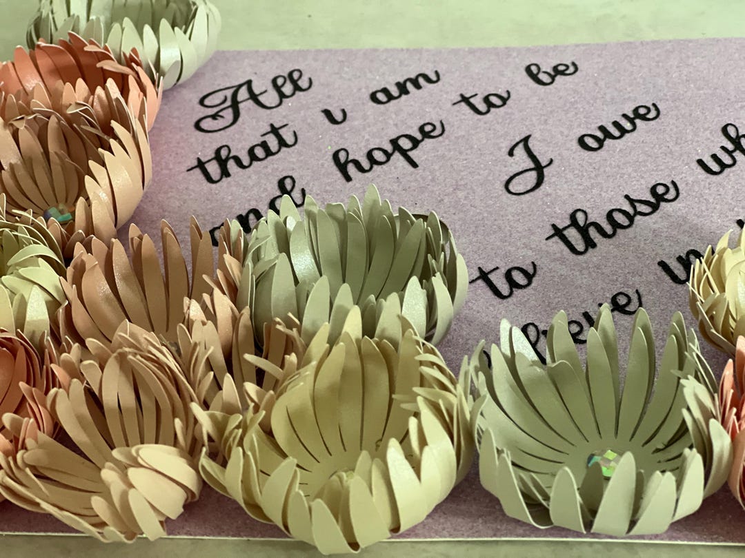 Graduation Cap Topper Purple Flowers - Etsy