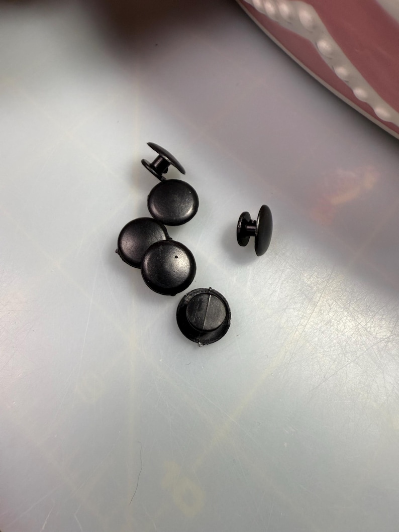 Black Diy Buttons / Make Your Own Croc Charm/ Diy Croc Supplies/ Black ...