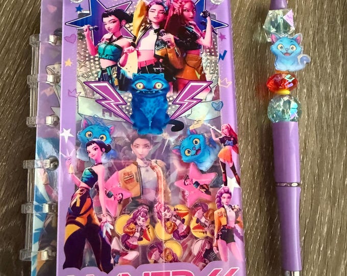 Notebook Shaker K-pop Hunter X With Custom Pen Set - Etsy