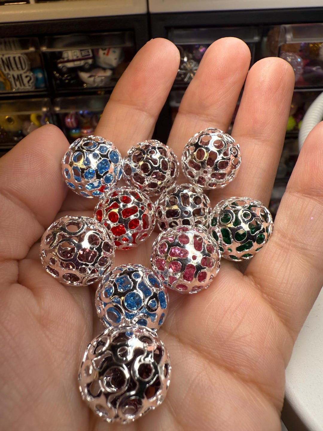 Metal Shaker Bead Color Mix - Etsy