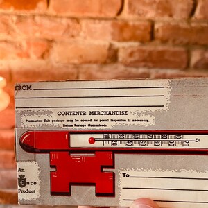 1950s-60s Orlando Florida Advertising Thermometer Key, in Package ...
