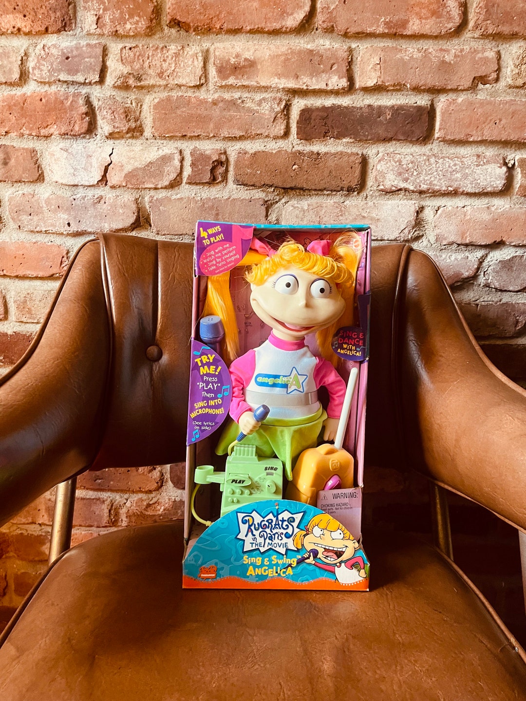 Nuevo Mattel Sing & Swing Angelica Nickelodeon Rugrats Dance Karaoke ...
