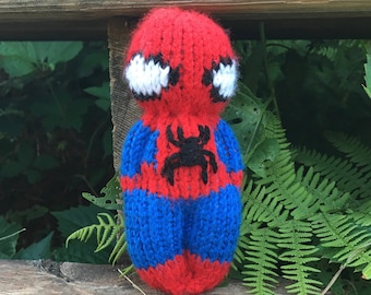 Spiderman Knitting Pattern - Etsy UK