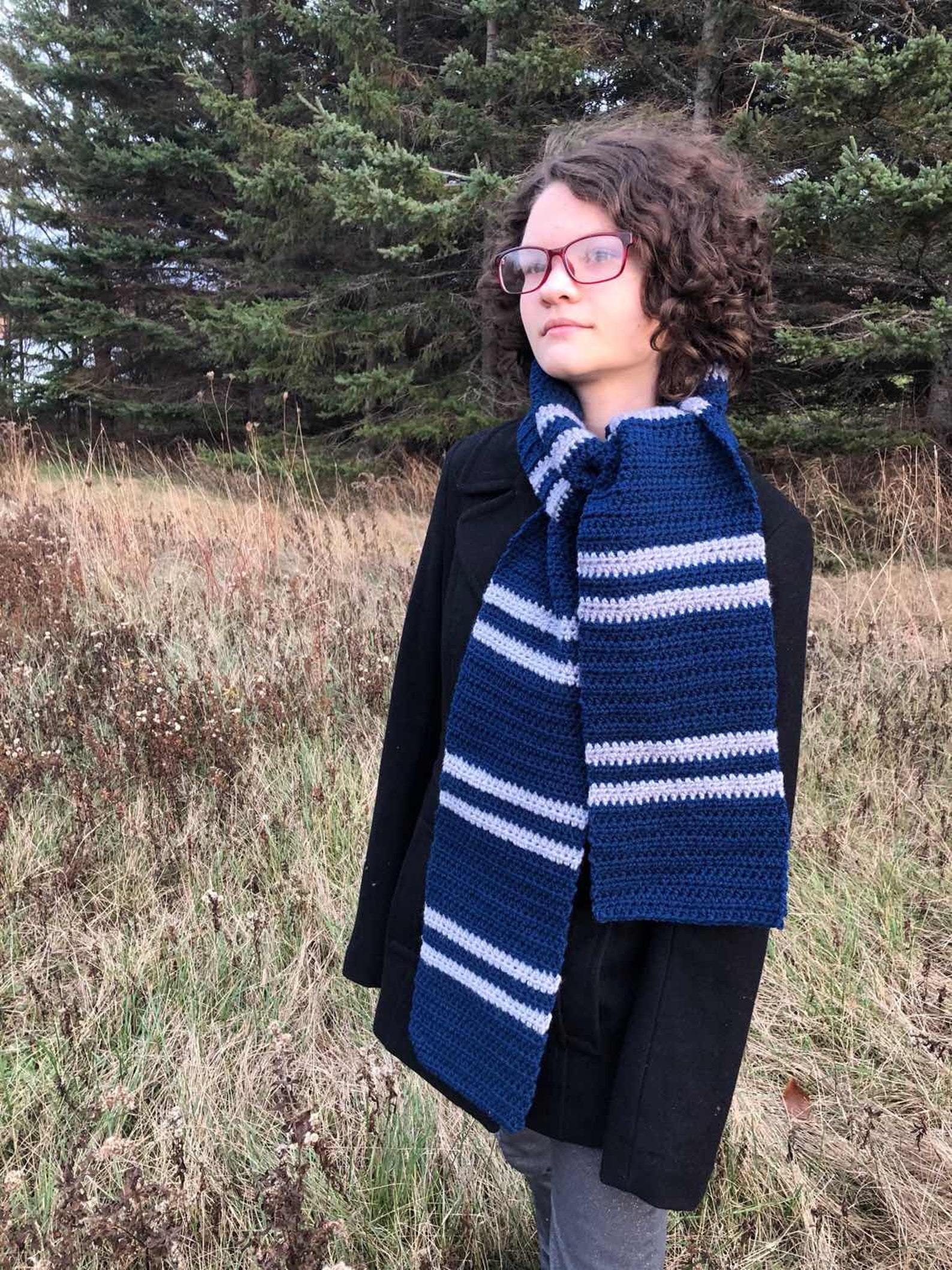 Crochet Ravenclaw Scarf - Harry Potter Cosplay - Adult Size - Etsy