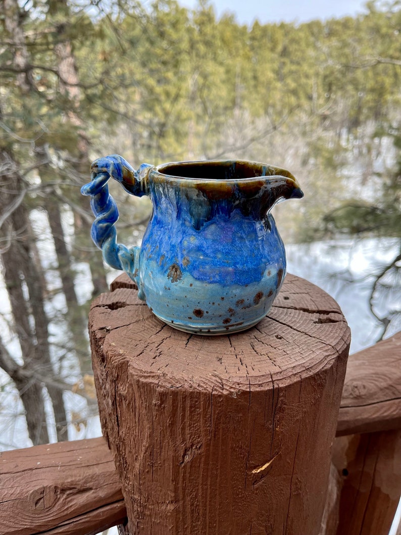 Pitcher Pottery Whimsical Fun Rustic Vessel - Etsy