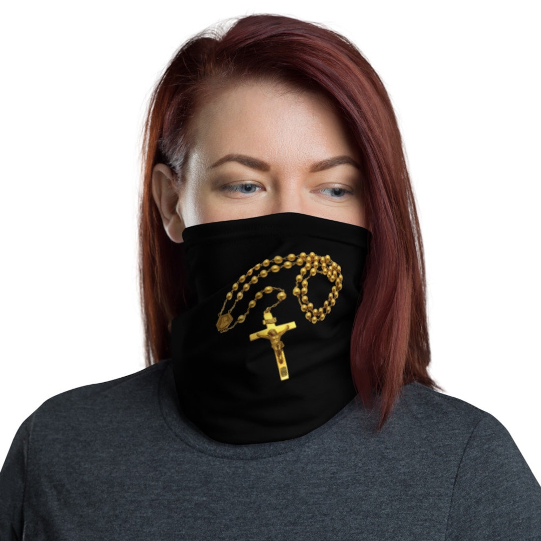 Jesus Believer Neck Gaiter / Face Mask / Headband Scarf / Catholic Gift ...