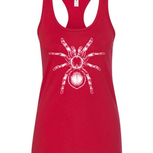 Tarantula Spider Tank Top, Animal Print I Love Spiders Tops, Arachnid ...