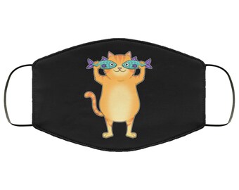 Funny Cat Face Mask - Etsy